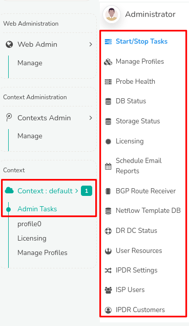 Admin Tasks | Trisul Network Analytics Docs